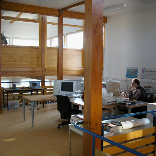 Bâtiment de bureaux HQE Innopsys à Carbonne - Collart Architecture